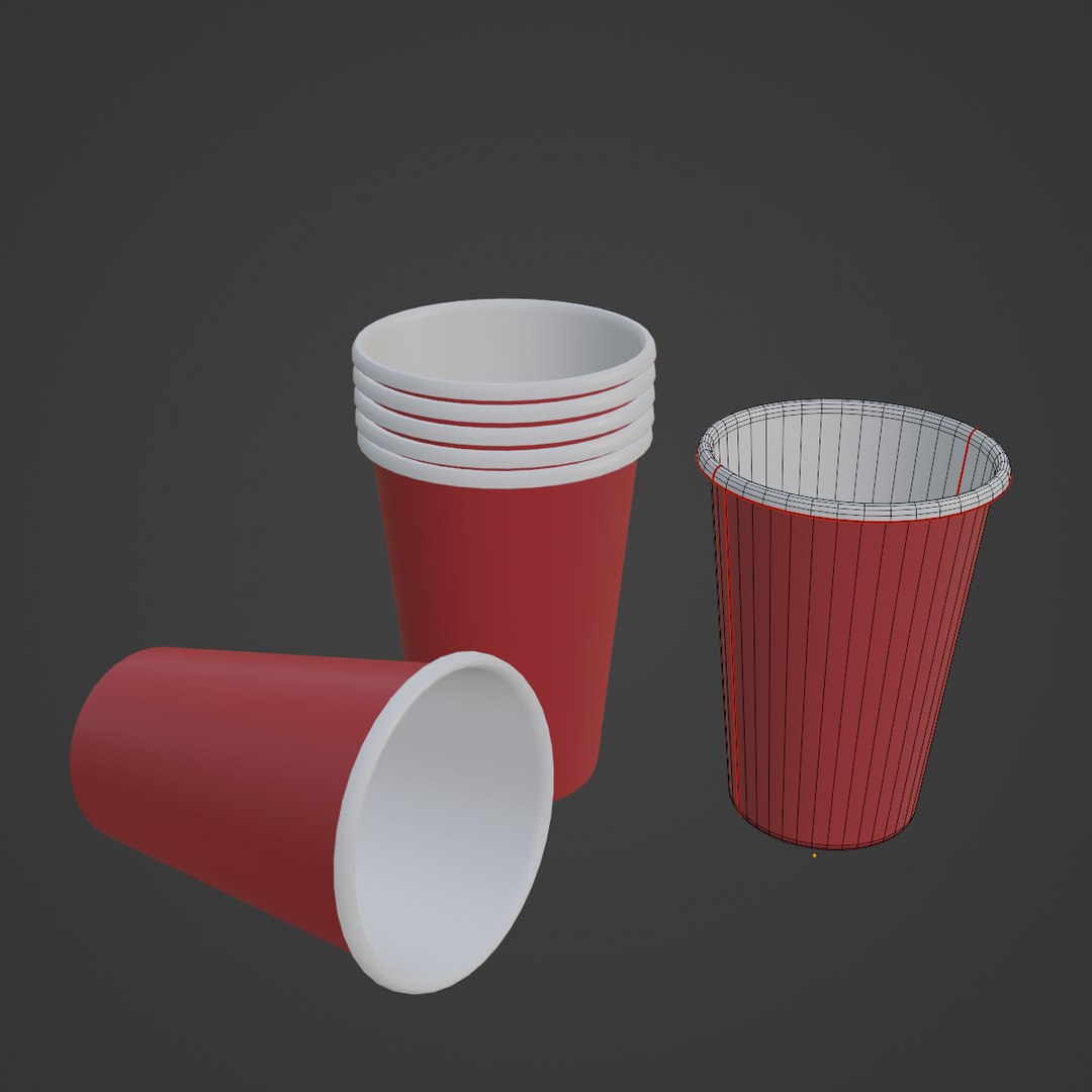 Paper Cup 03 3D Model - TurboSquid 2309288
