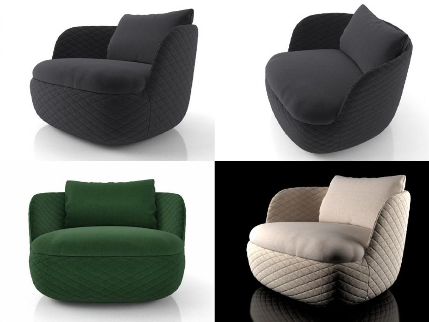 3D Bart Armchair - TurboSquid 1175793