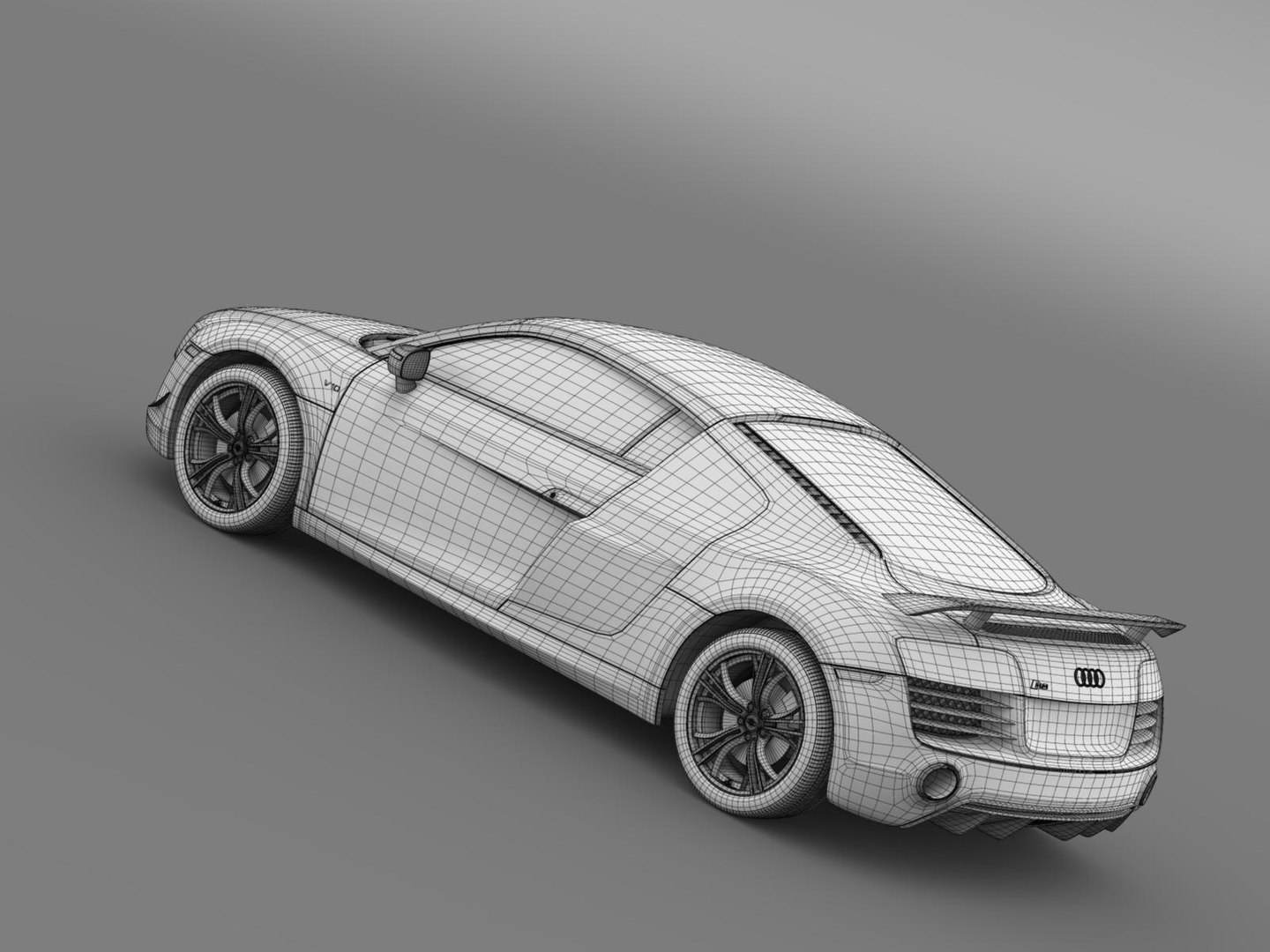 Audi R8 Competition 2015 3ds