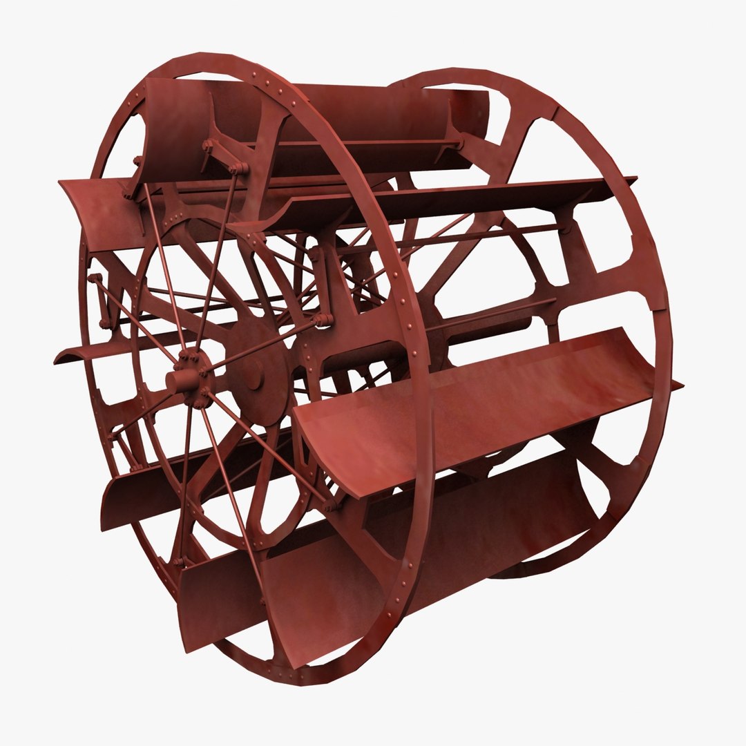 3D paddle wheel - TurboSquid 1217974