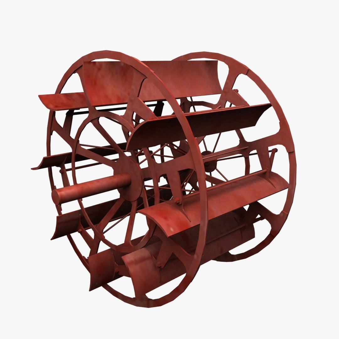 3D paddle wheel - TurboSquid 1217974