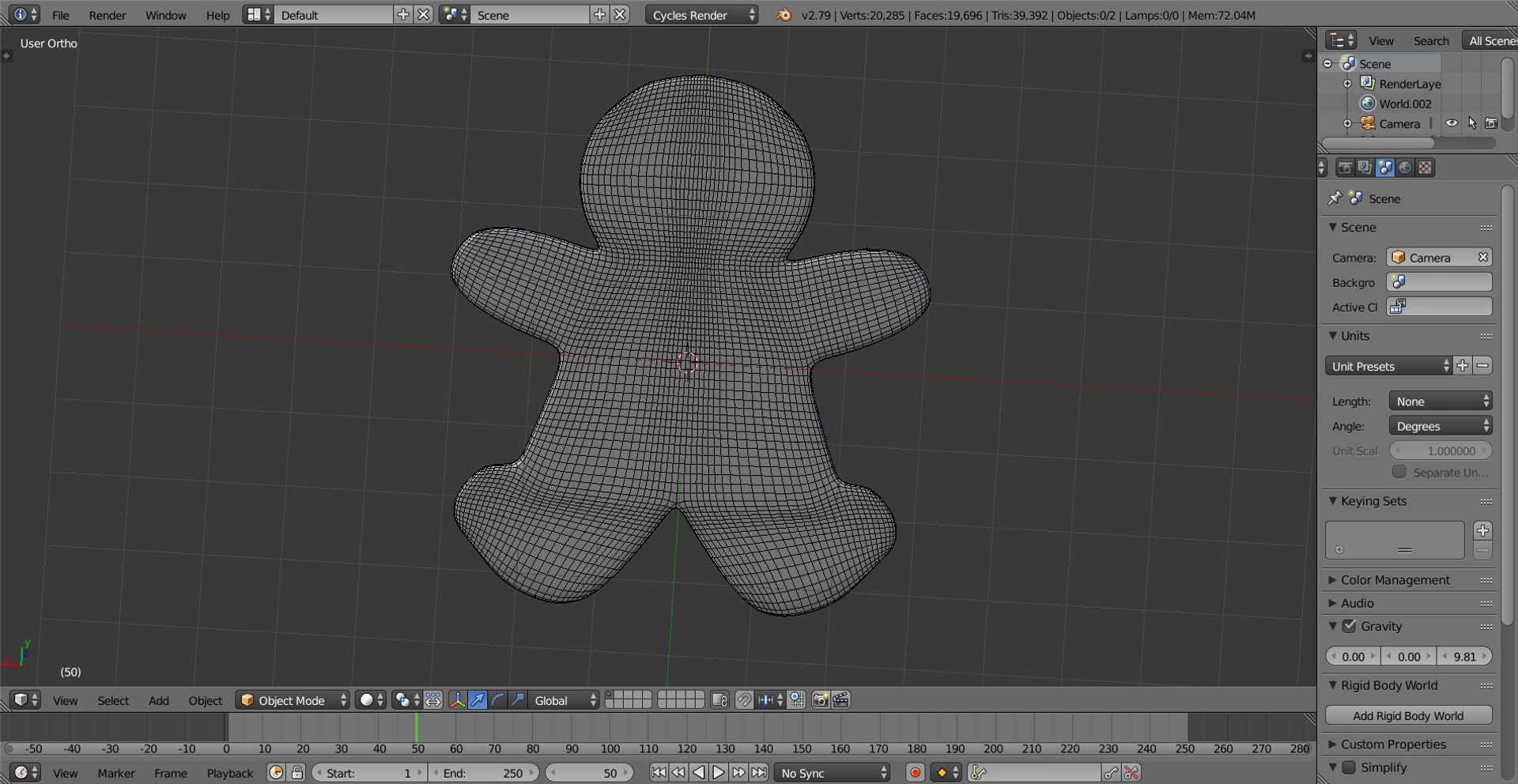 Gingerbread Man 3D Model - TurboSquid 1351590