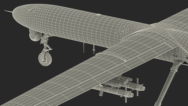 무인 항공기 Shahed 129 이란 3D 모델 - TurboSquid 1987176