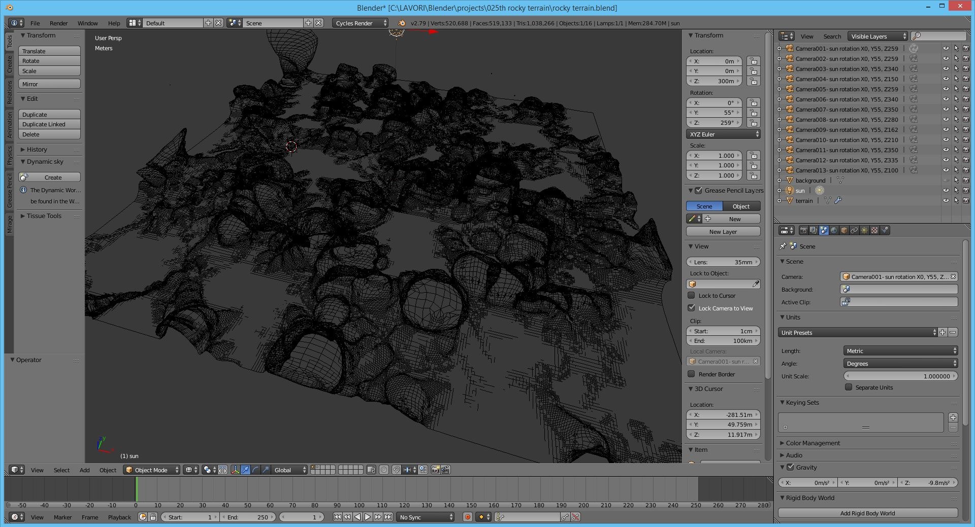 Environment Terrain Blender 3D Model - TurboSquid 1421793