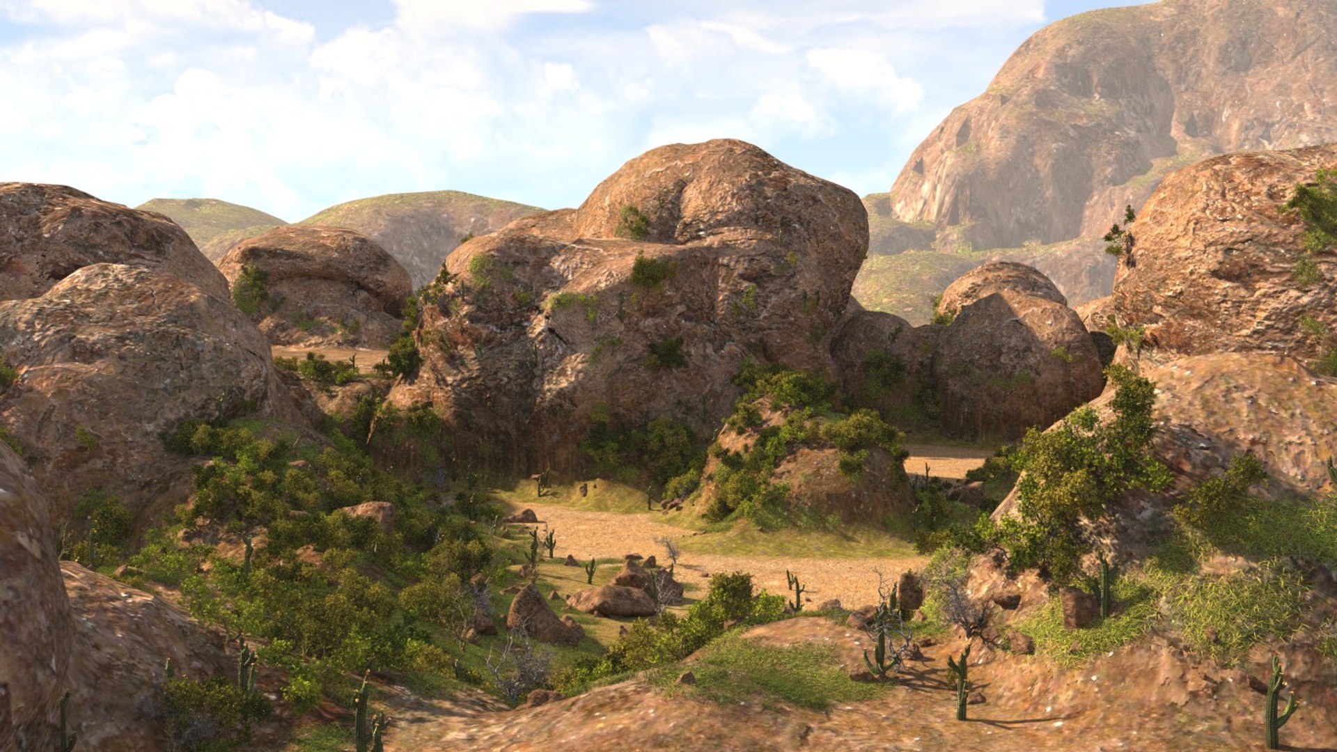 Environment Terrain Blender 3D Model - TurboSquid 1421793