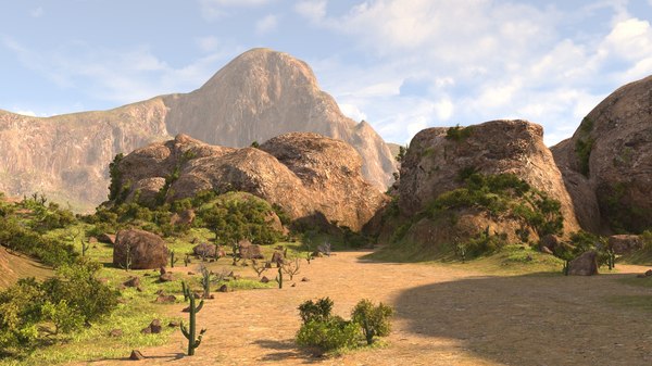 Environment terrain blender 3D model - TurboSquid 1421793