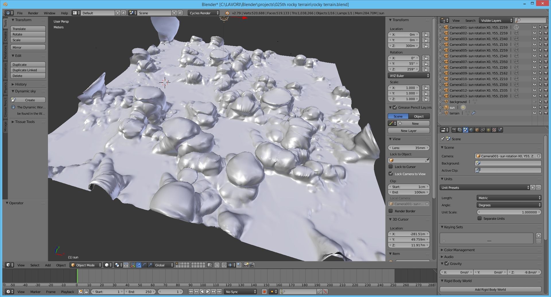 Environment Terrain Blender 3D Model - TurboSquid 1421793