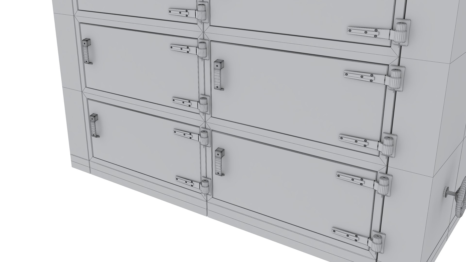 3D Morgue Body Storage Model - TurboSquid 2273800
