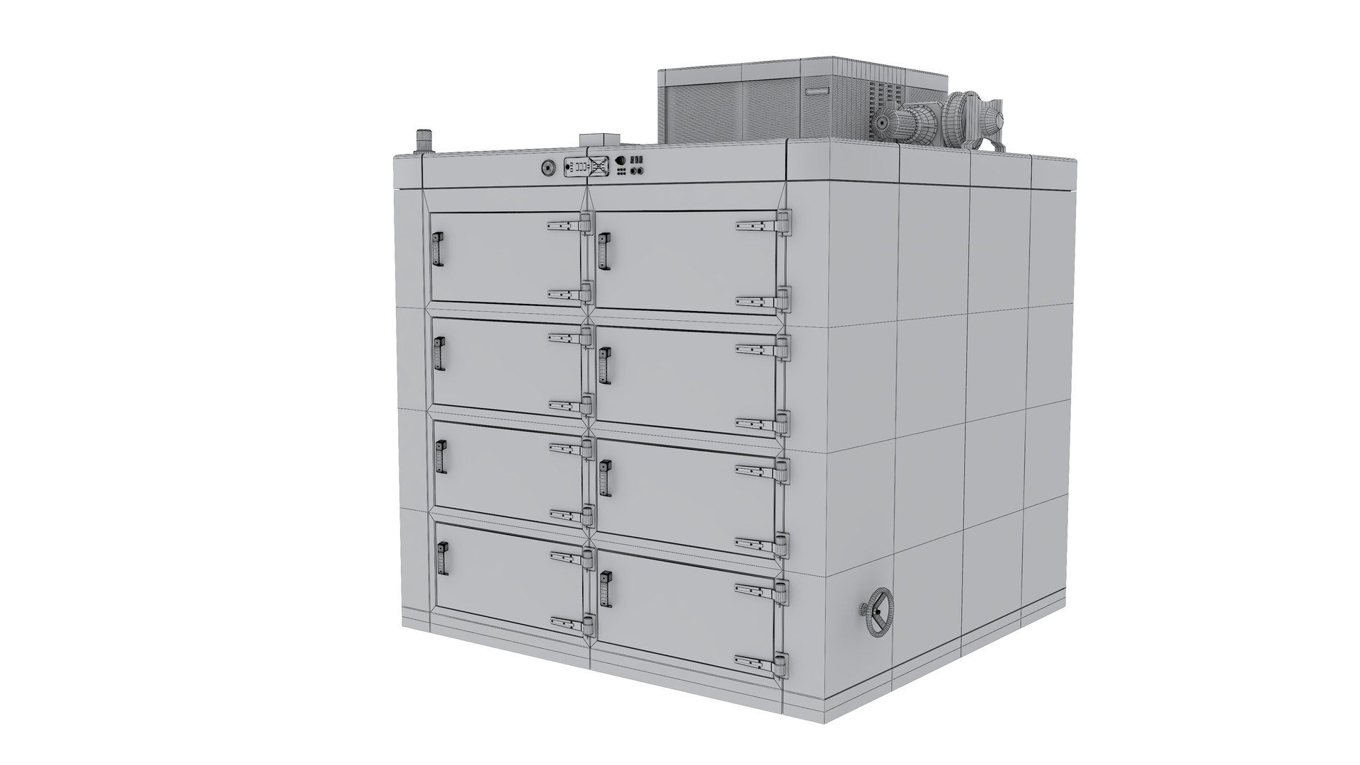 3D Morgue Body Storage Model - TurboSquid 2273800