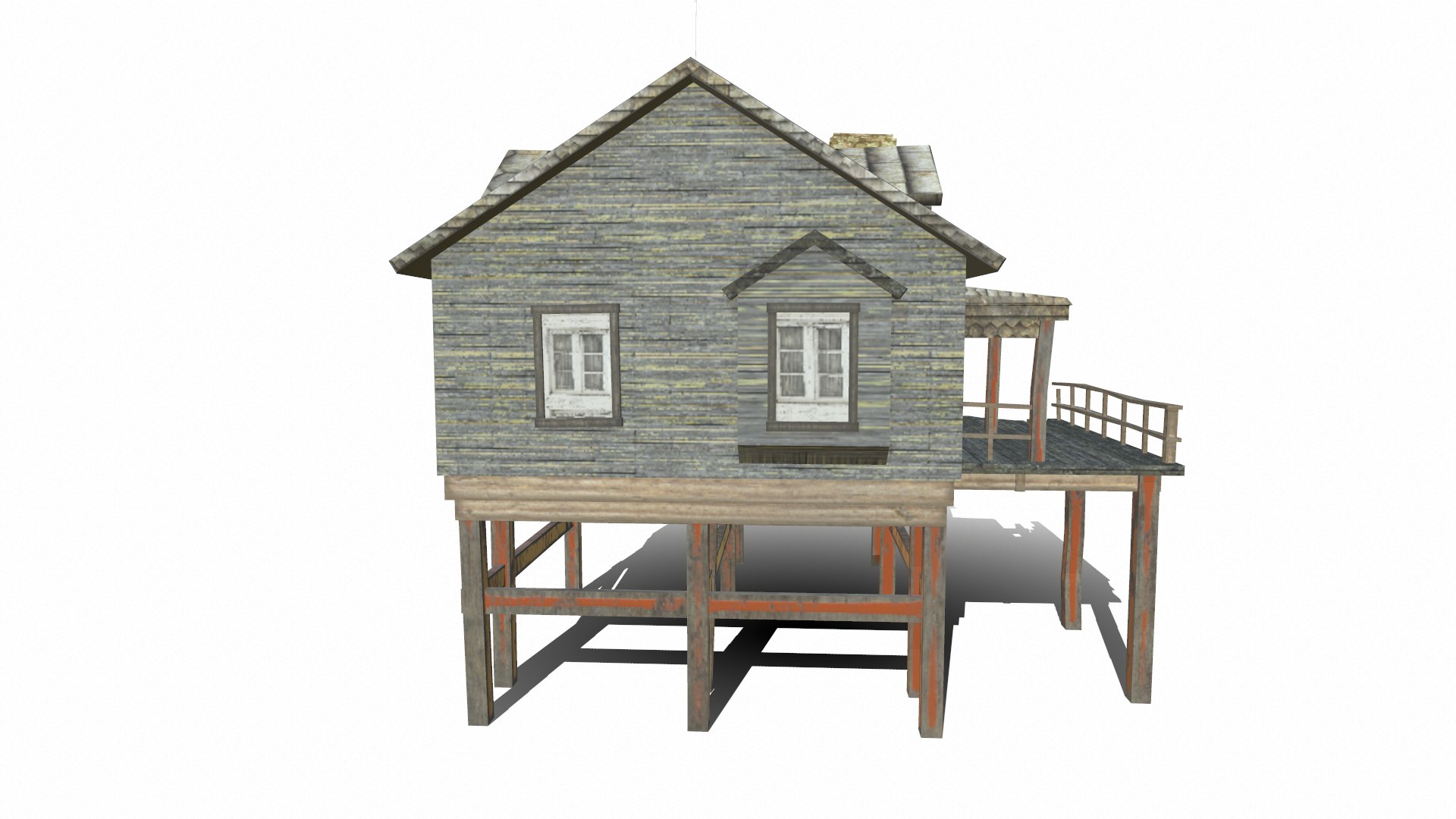 Free Cliff House 3D Model - TurboSquid 1593683