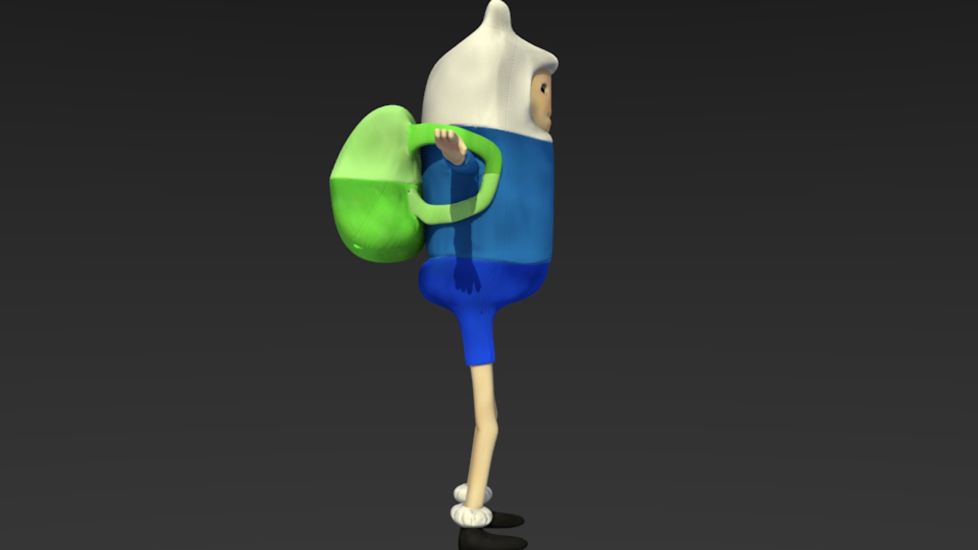 3d Finn Adventure Time