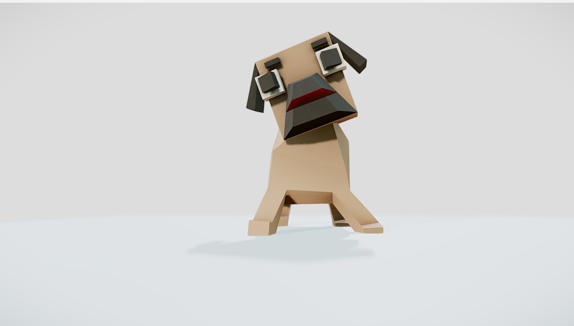 3D Model Simple Pug Animations - TurboSquid 1510863