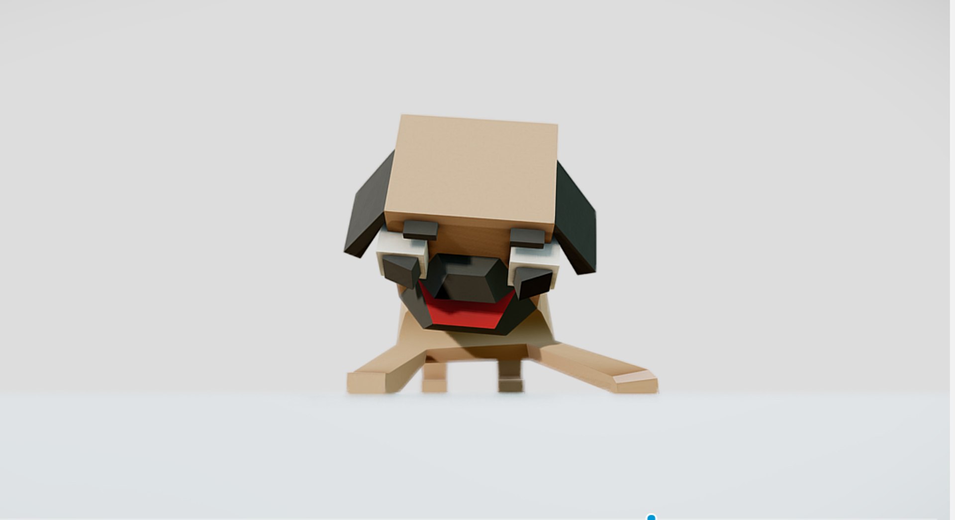 3D Model Simple Pug Animations - TurboSquid 1510863