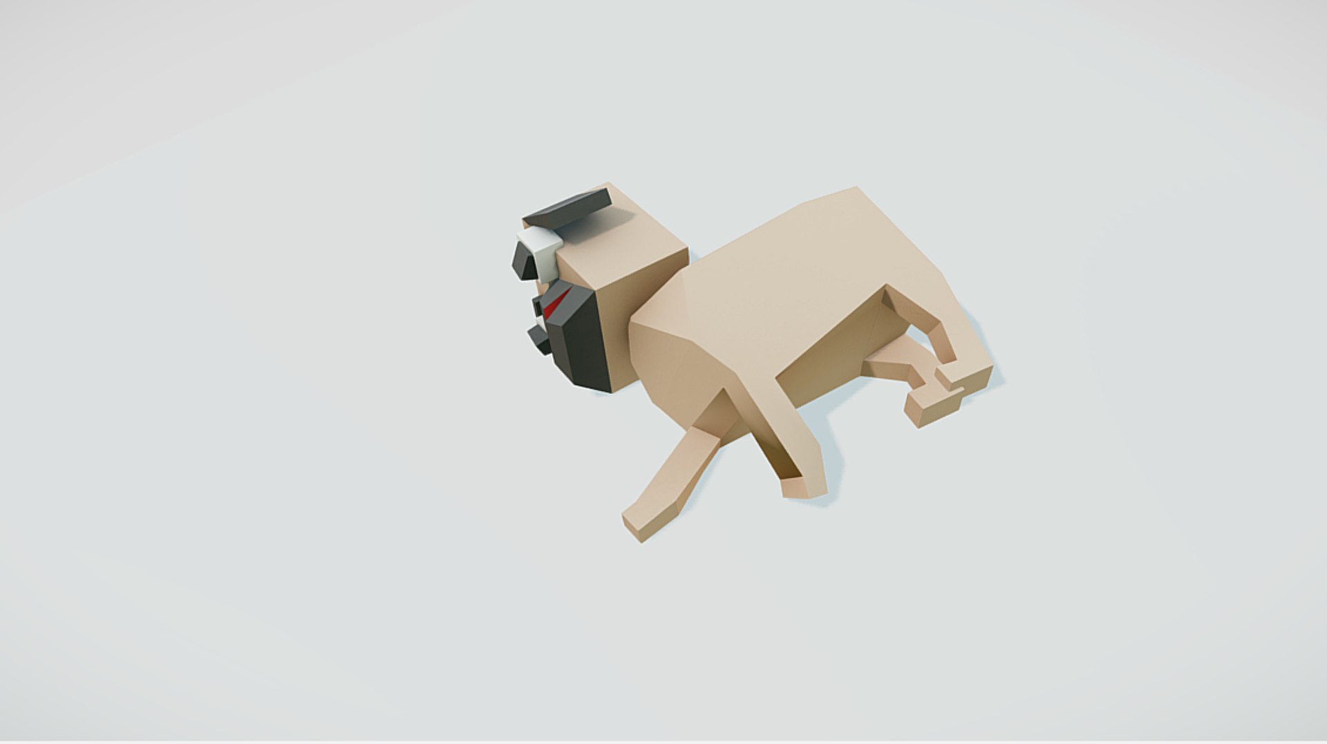 3D Model Simple Pug Animations - TurboSquid 1510863