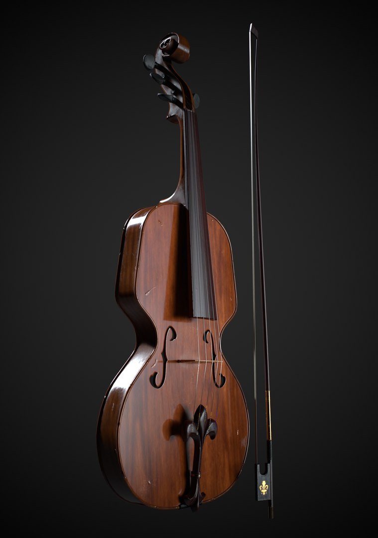 3D Violin FM Ashley 5 String Music Instrument Low-poly - TurboSquid 2234058