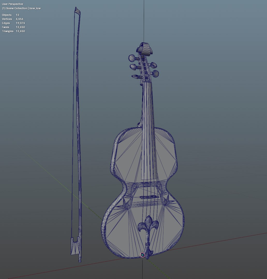 3D Violin FM Ashley 5 String Music Instrument Low-poly - TurboSquid 2234058
