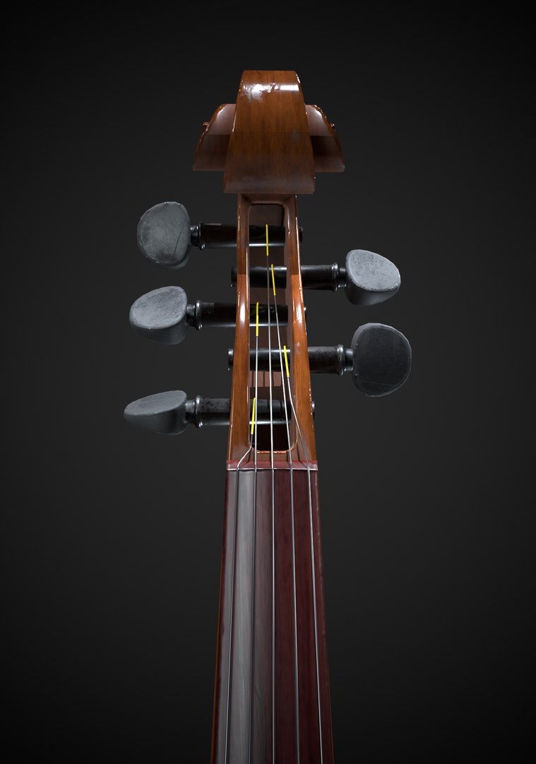 3D Violin FM Ashley 5 String Music Instrument Low-poly - TurboSquid 2234058