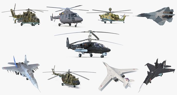 3D rigged russian military aircrafts model - TurboSquid 1316875