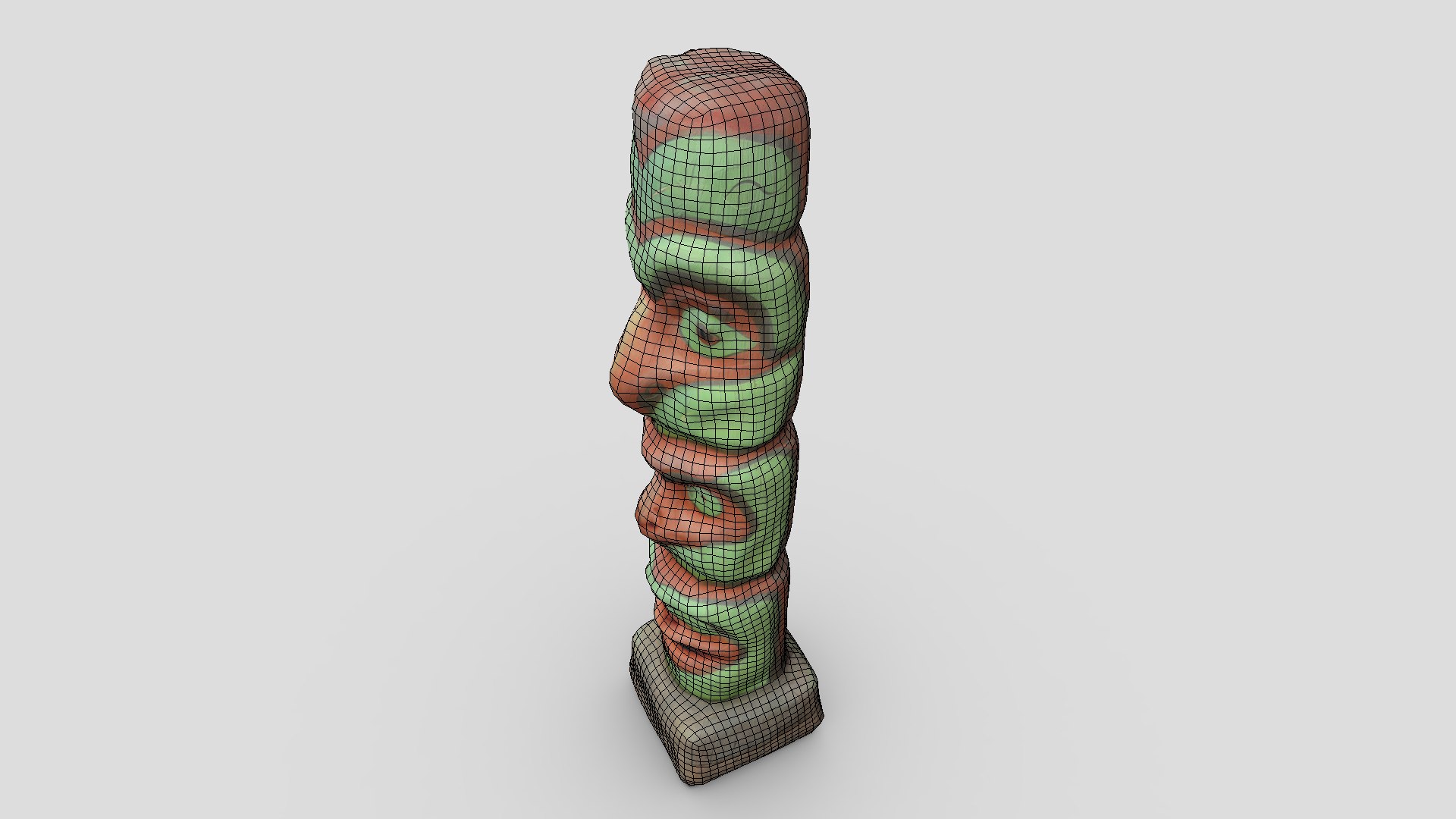 3D Totem Pole Model - TurboSquid 2227698