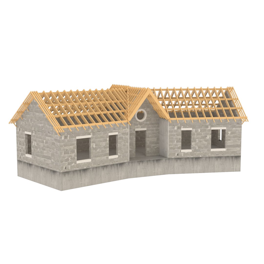 3d model house construction