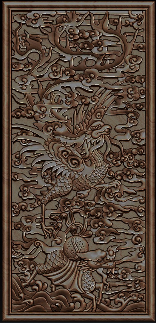 Carving Vietnamese Screen 3D Model - TurboSquid 1449717