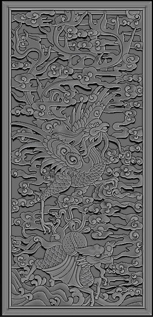 Carving Vietnamese Screen 3D Model - TurboSquid 1449717