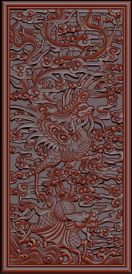 Carving Vietnamese Screen 3D Model - TurboSquid 1449717