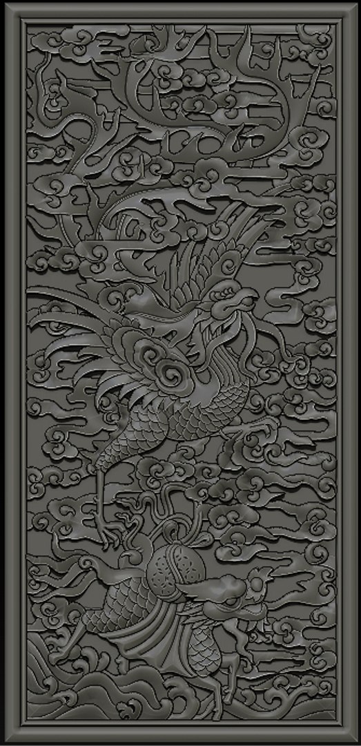 Carving Vietnamese Screen 3D Model - TurboSquid 1449717