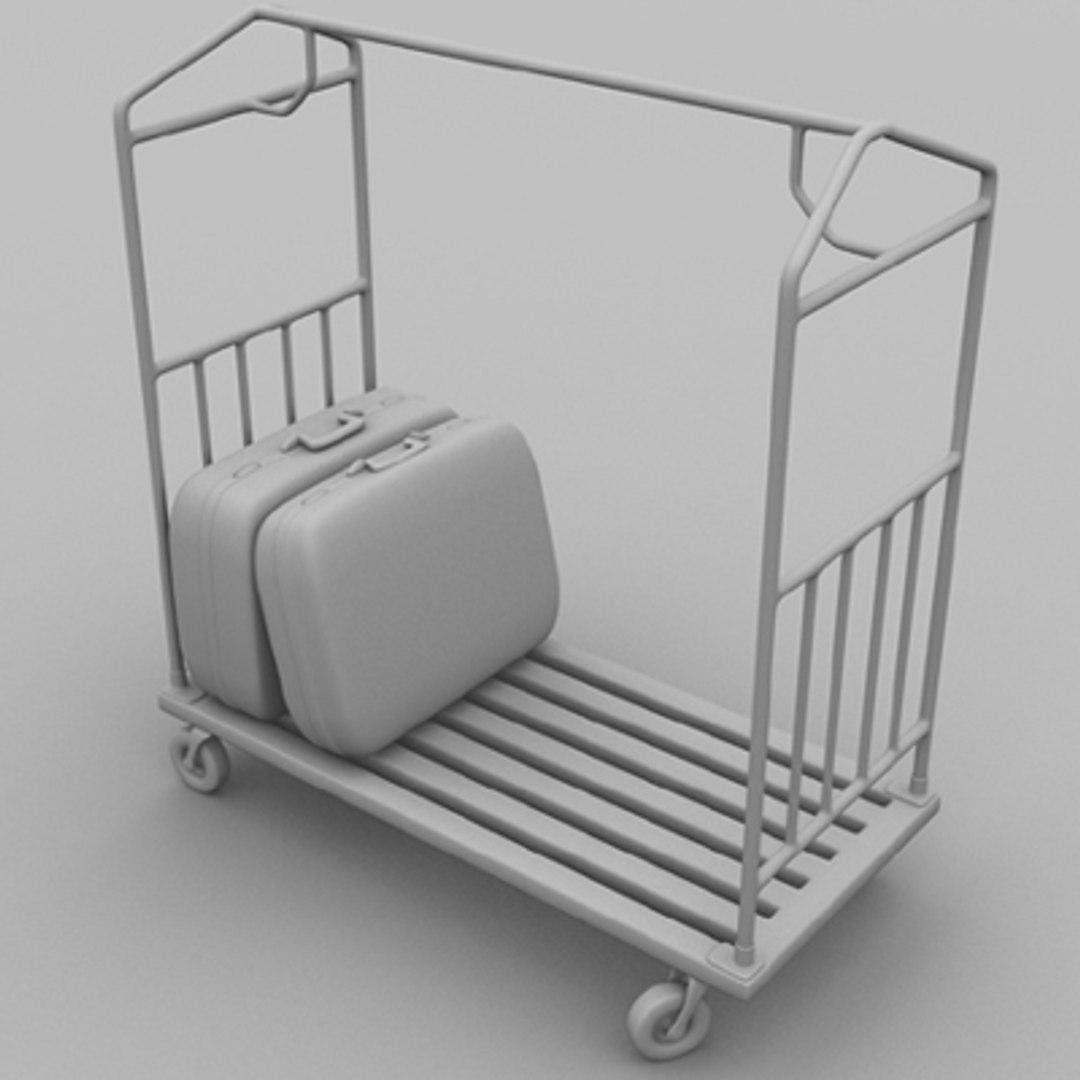 Valet Cart 3d Model