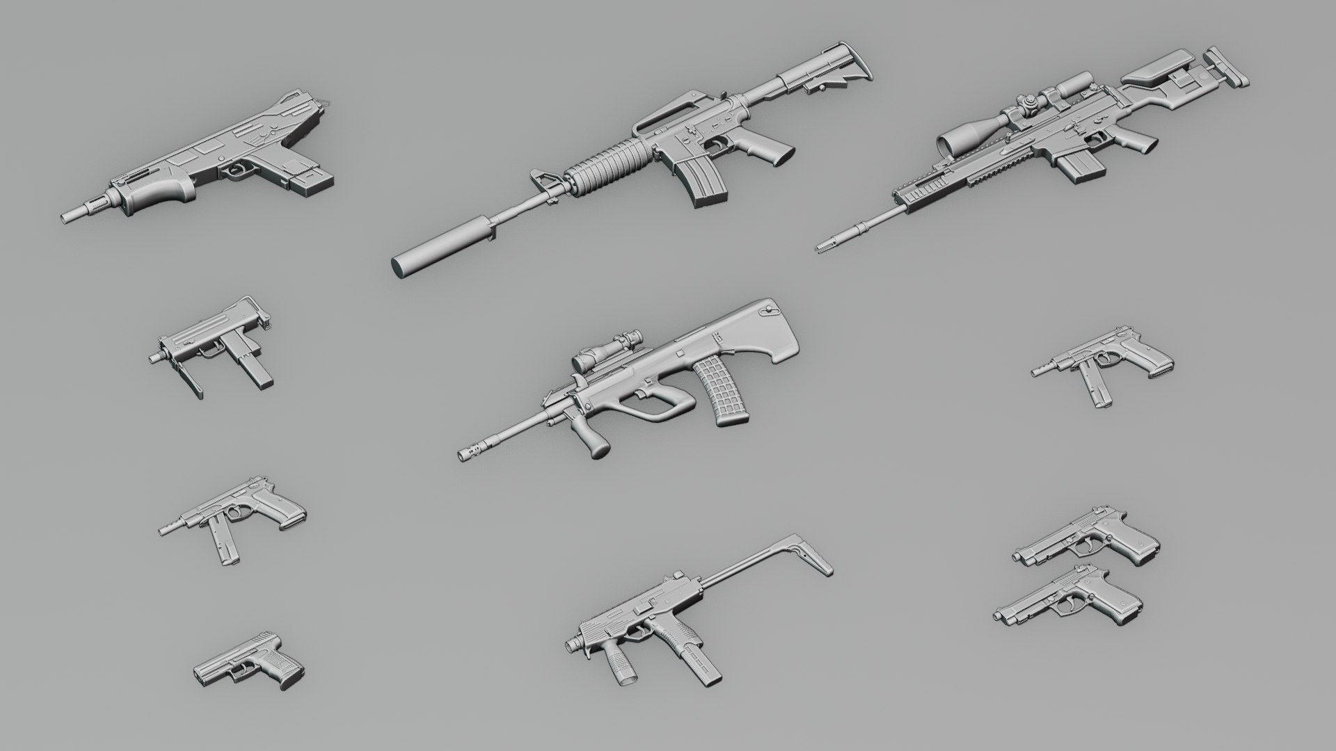 3D Model Emerald Hot Rod Silver CS2 Collection - TurboSquid 2241410