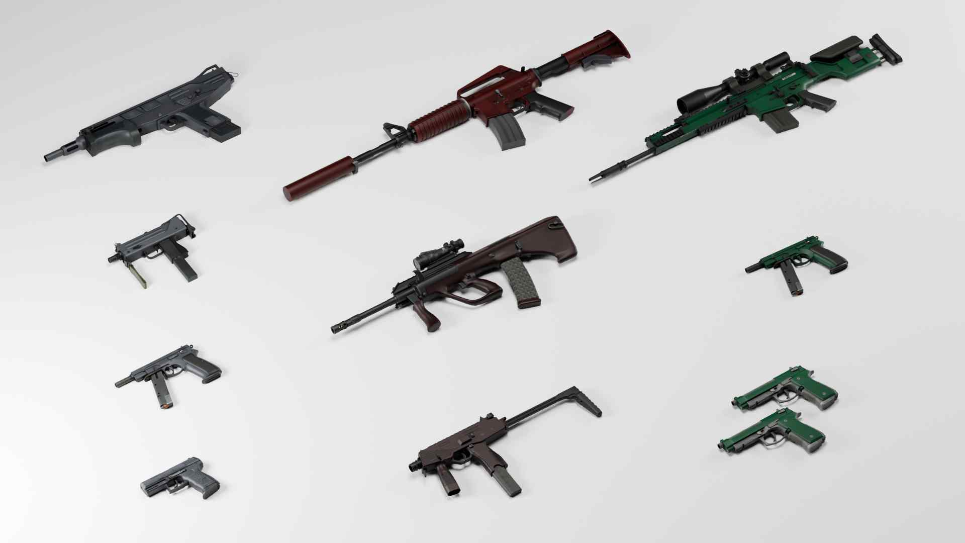 3D Model Emerald Hot Rod Silver CS2 Collection - TurboSquid 2241410