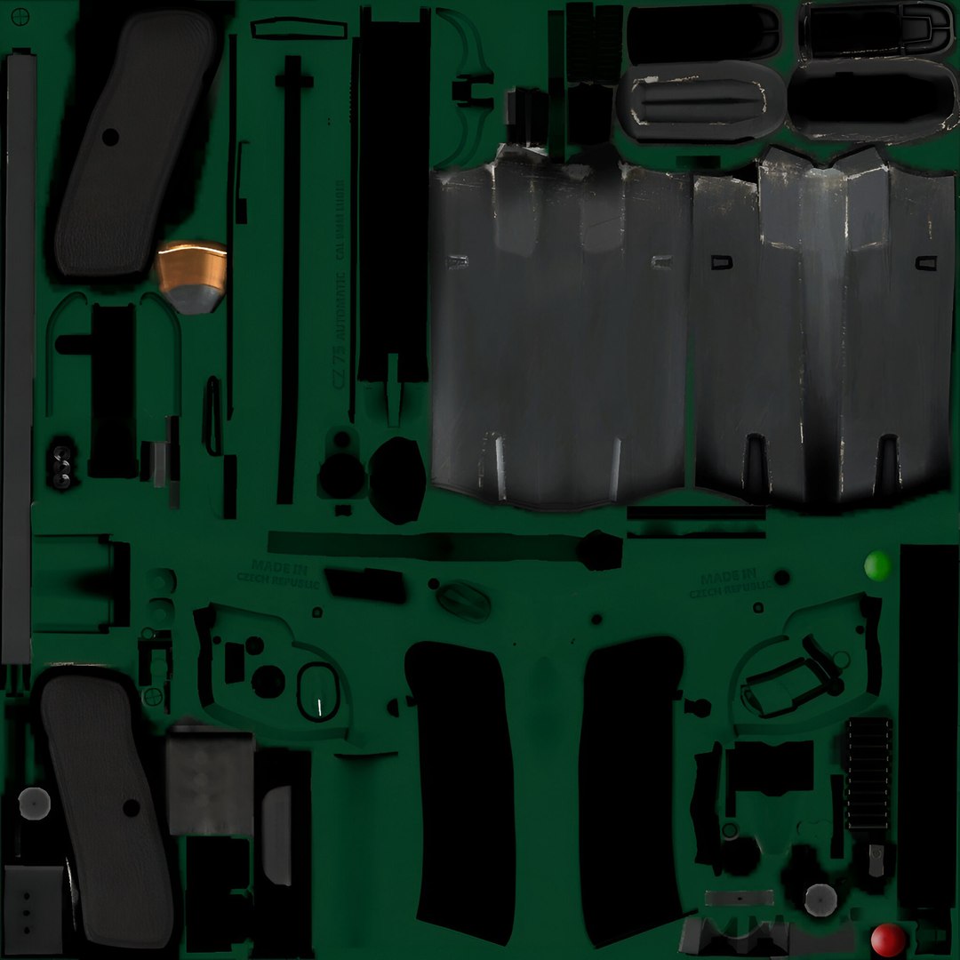 3D Model Emerald Hot Rod Silver CS2 Collection - TurboSquid 2241410