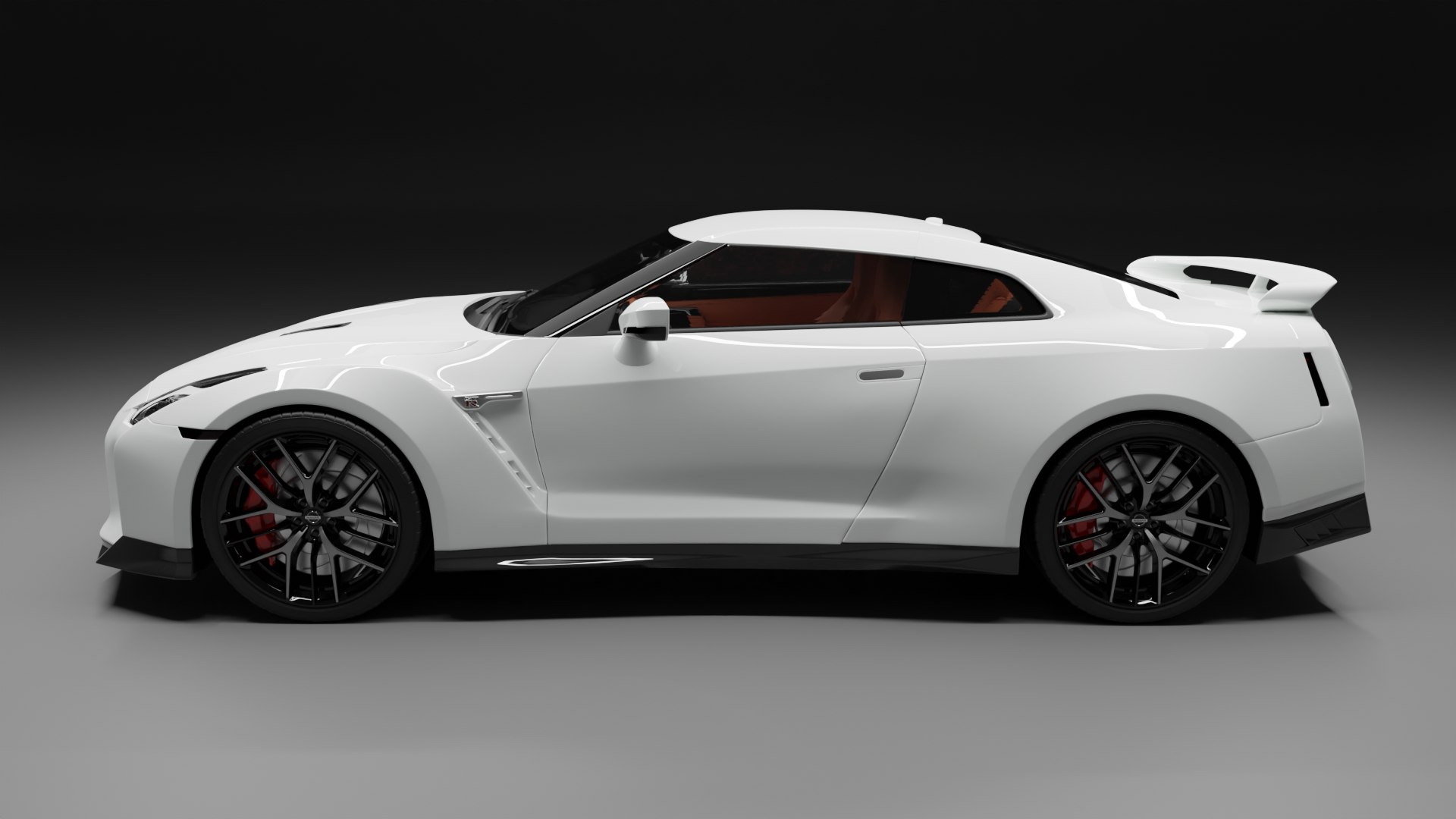 NISSAN GTR 2017 PEARL WHITE 3D Model - TurboSquid 2465023