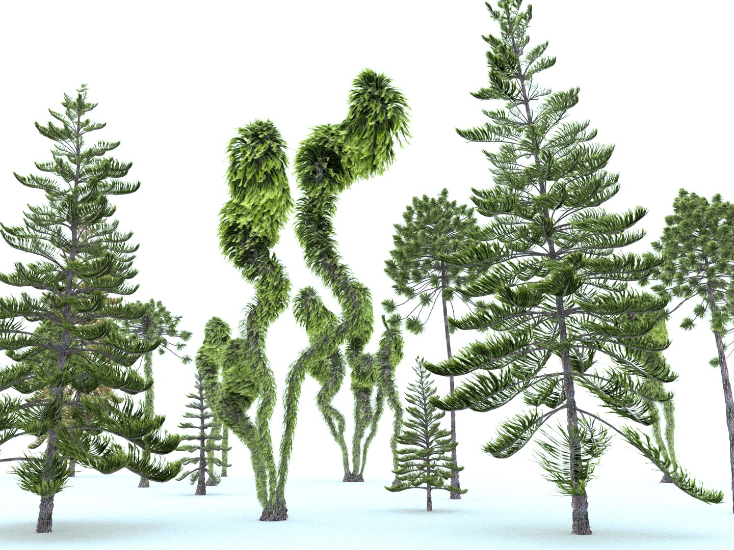 3D model prehistoric plants tree - TurboSquid 1676967