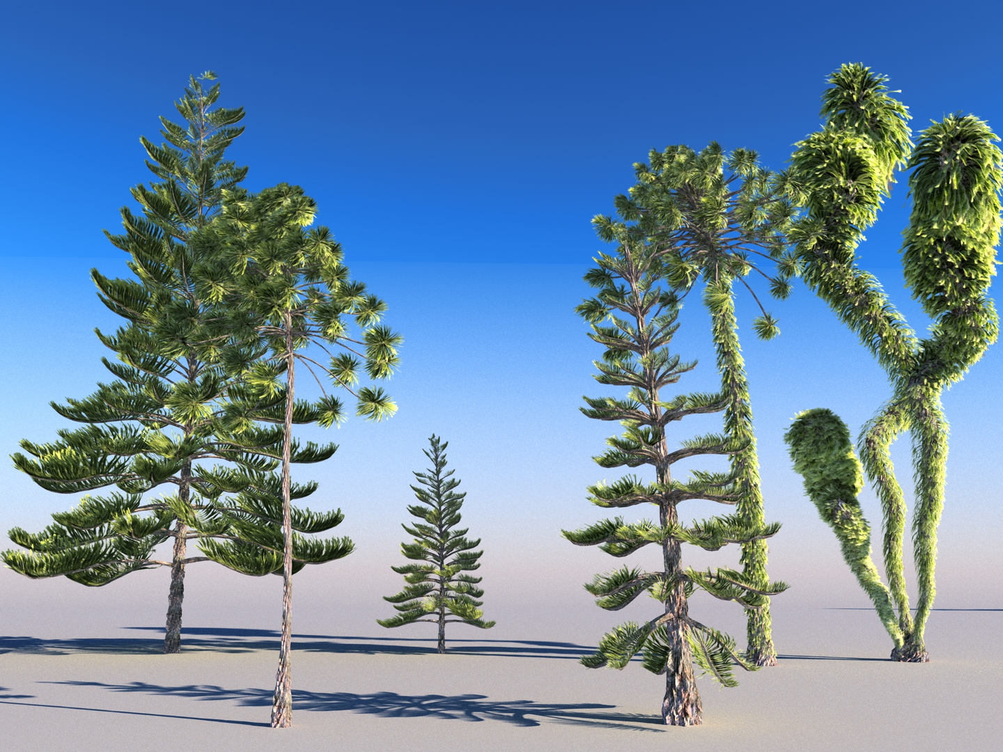 3D model prehistoric plants tree - TurboSquid 1676967