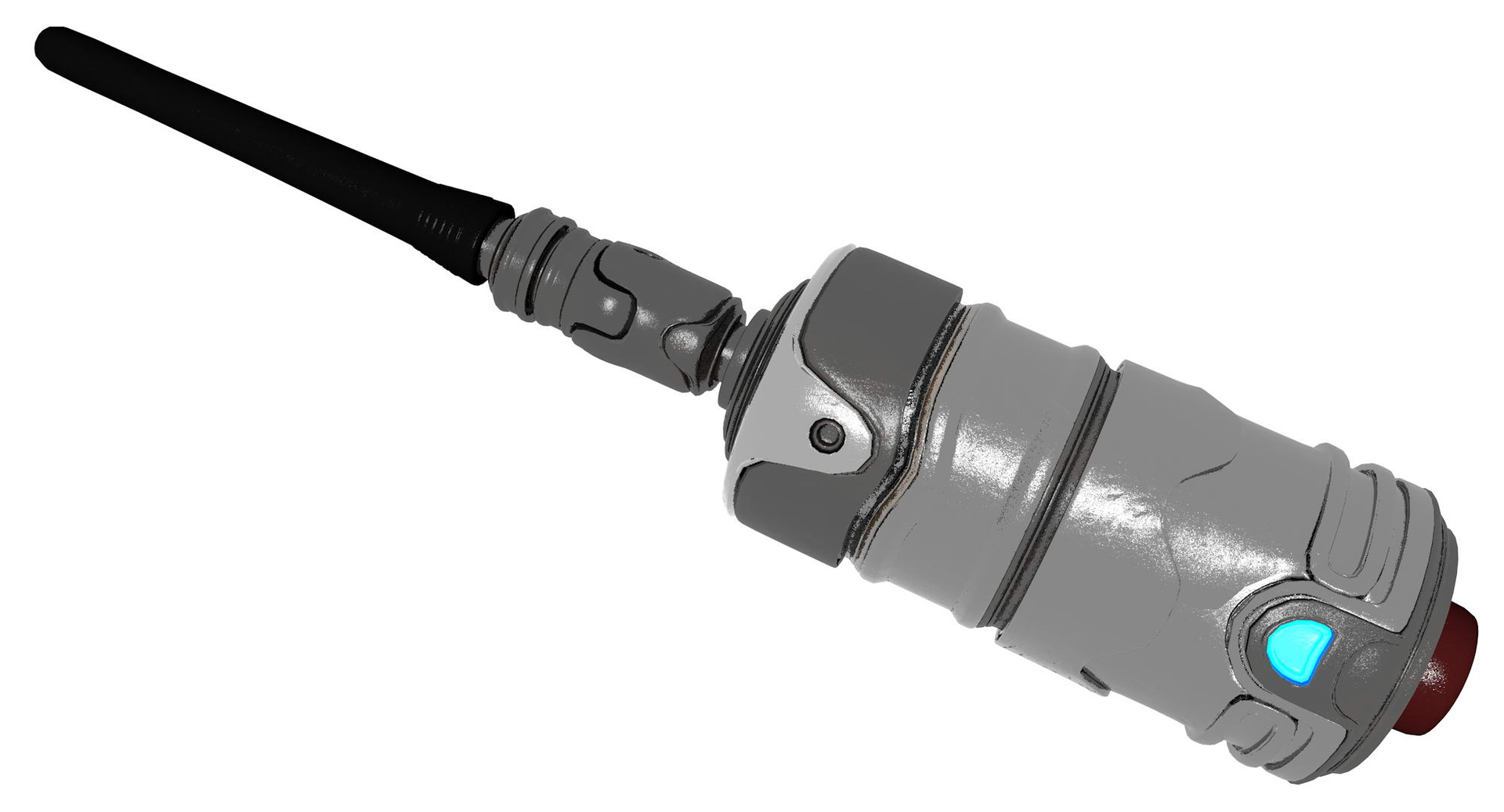 electronic detonator 3d model