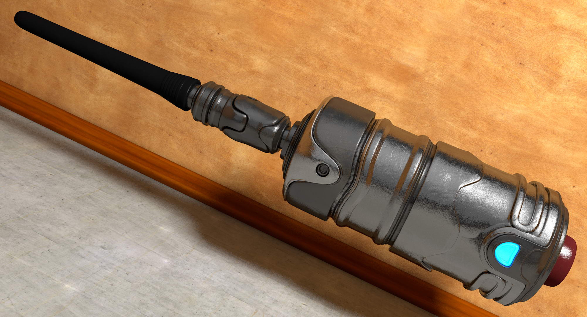 electronic detonator 3d model