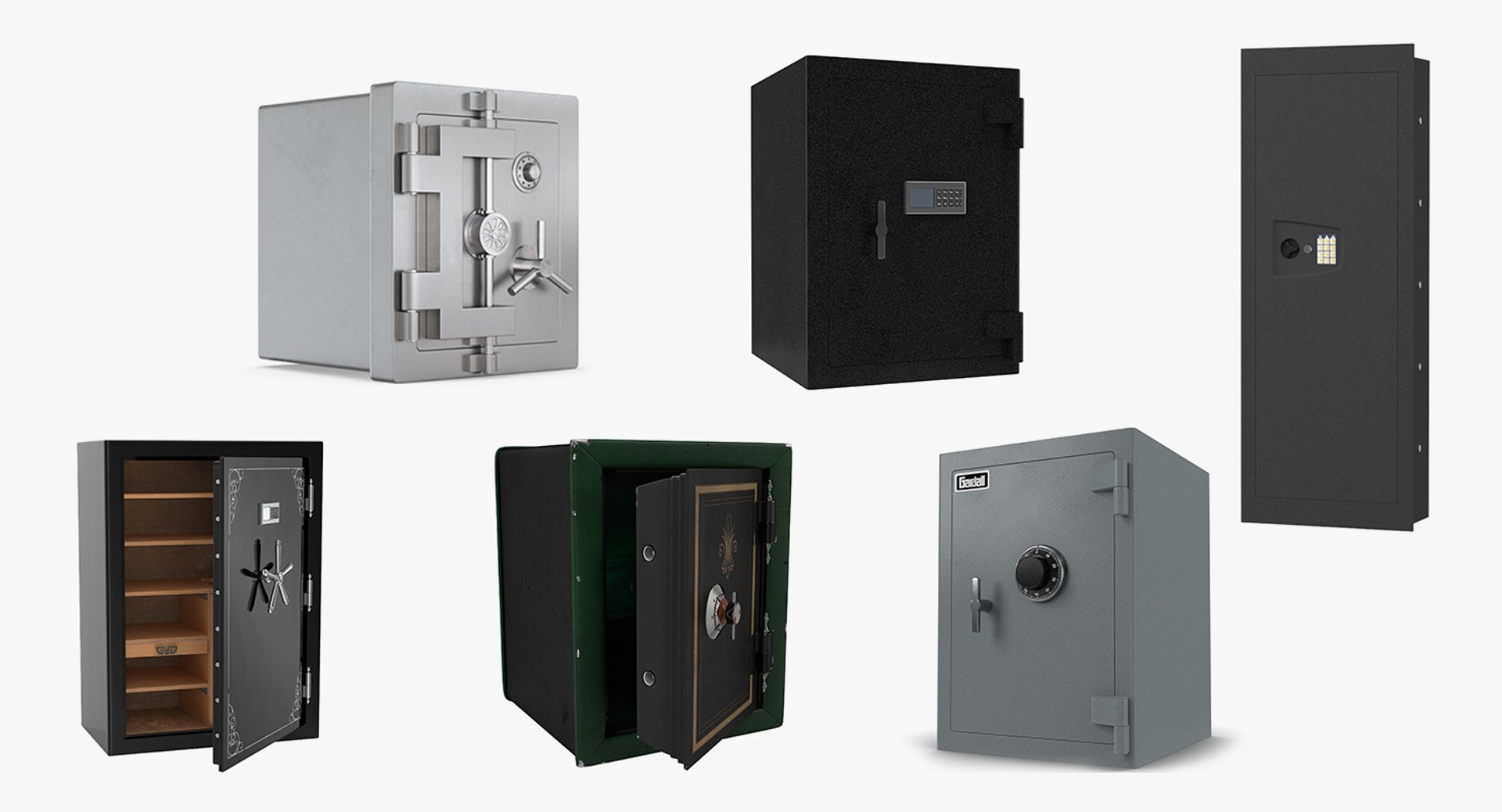 Safes Collection 6 Model - TurboSquid 1999974