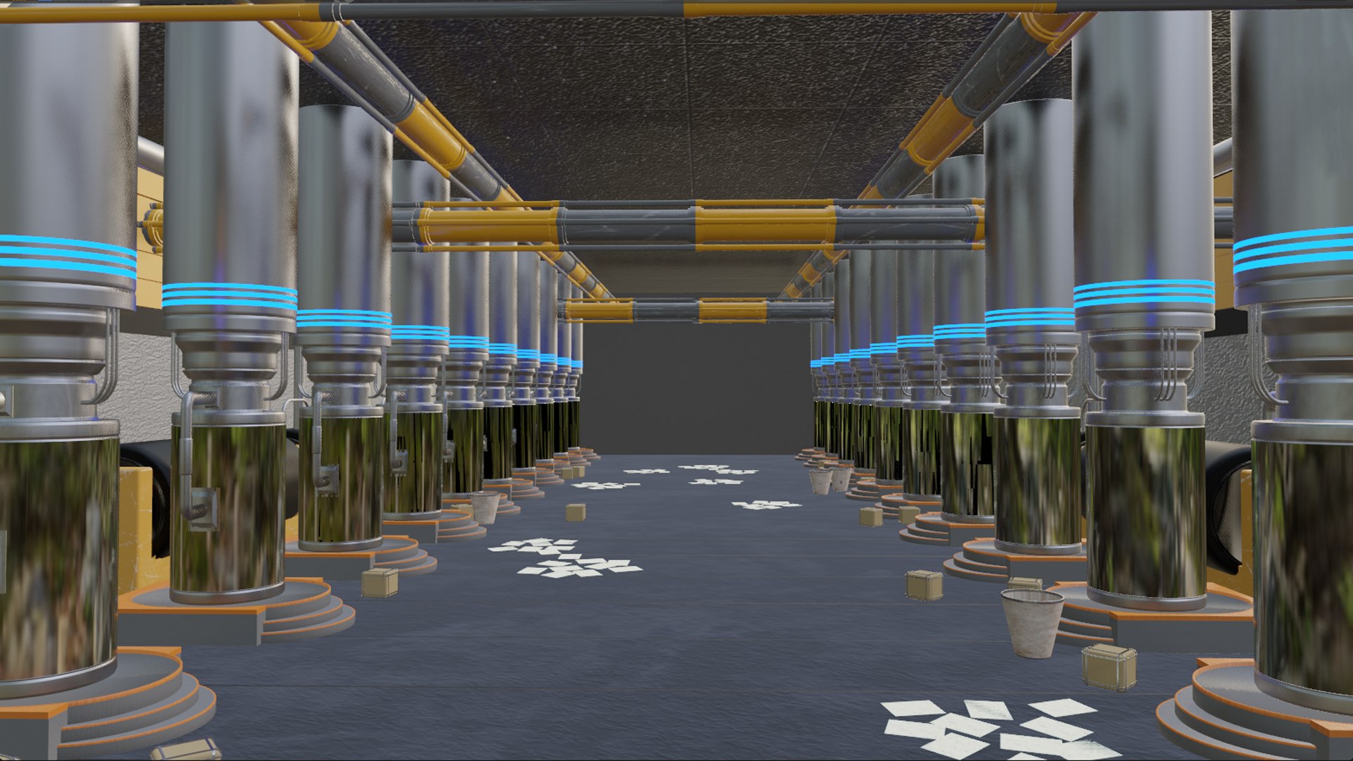 3D Sci-Fi Lab Facility Model - TurboSquid 2134533