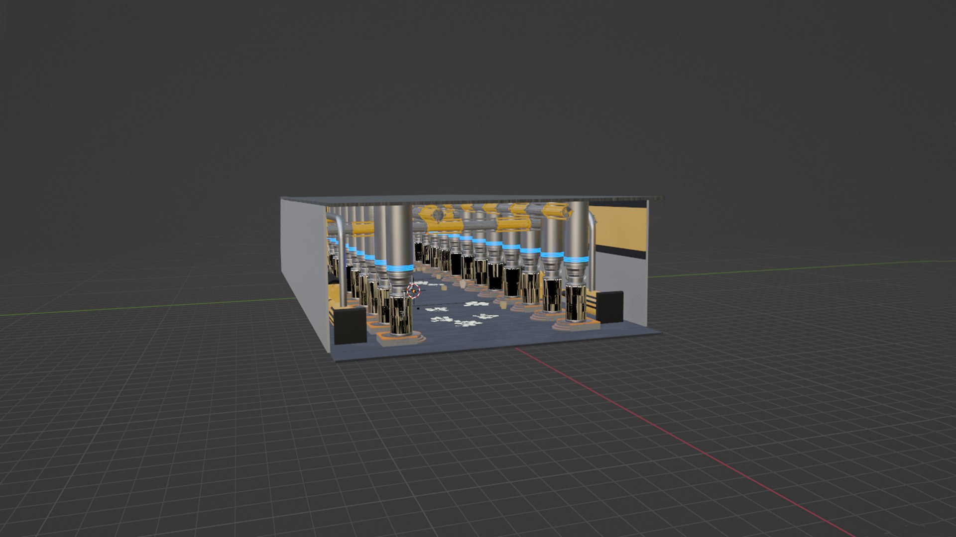 3D Sci-Fi Lab Facility Model - TurboSquid 2134533