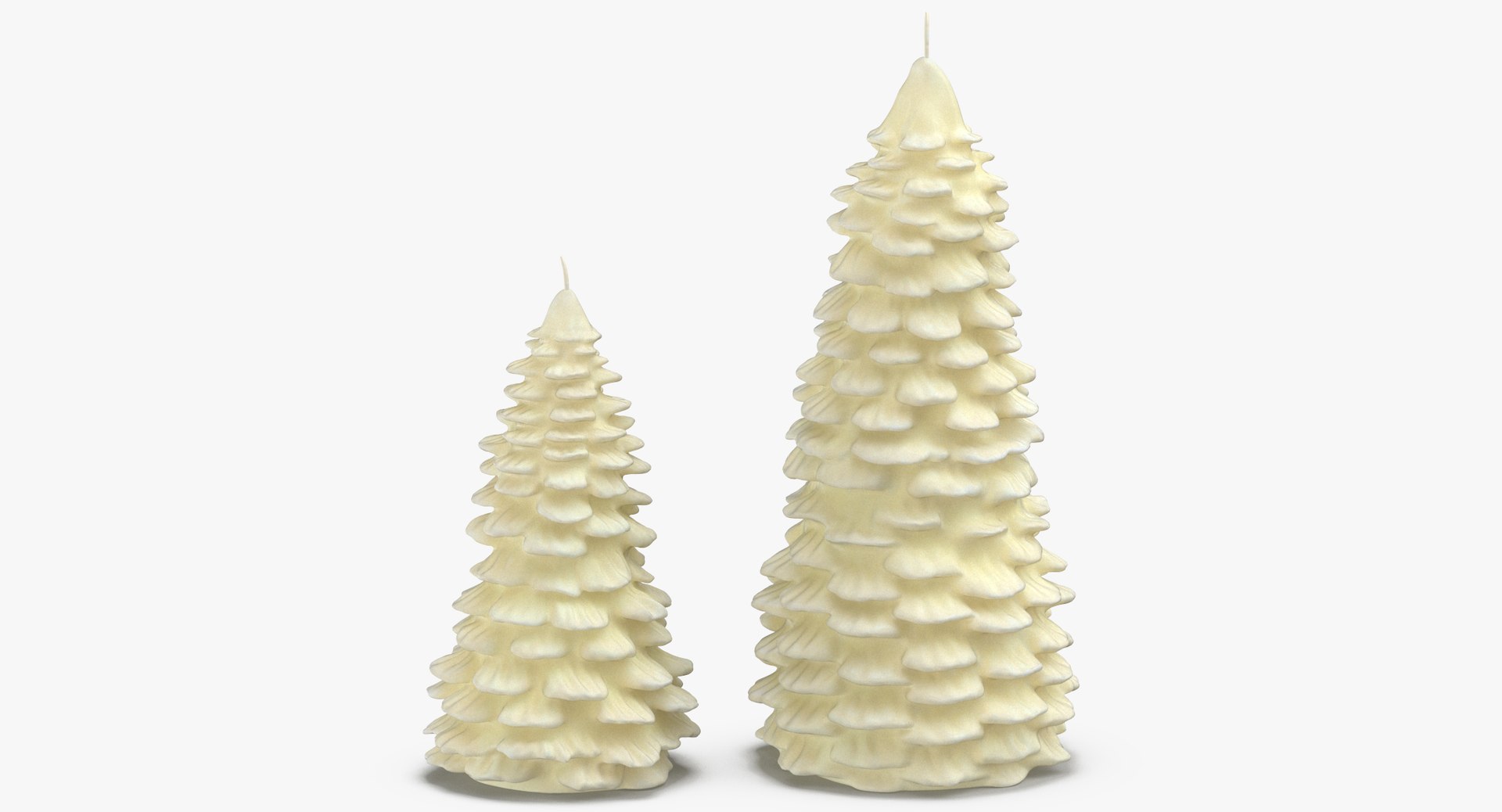 Tree Shaped Candles 03 3D Model - TurboSquid 1350878
