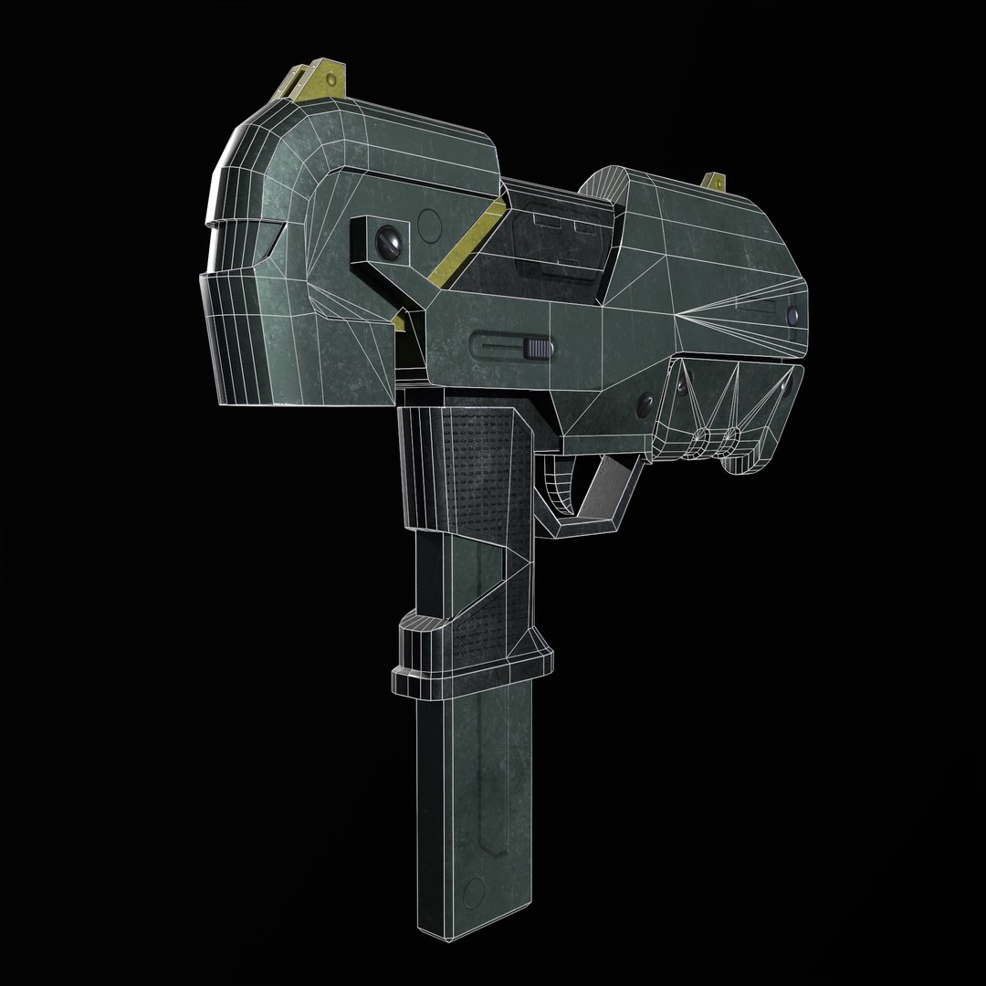 Sci Fi Gun PBR 3D - TurboSquid 2282401