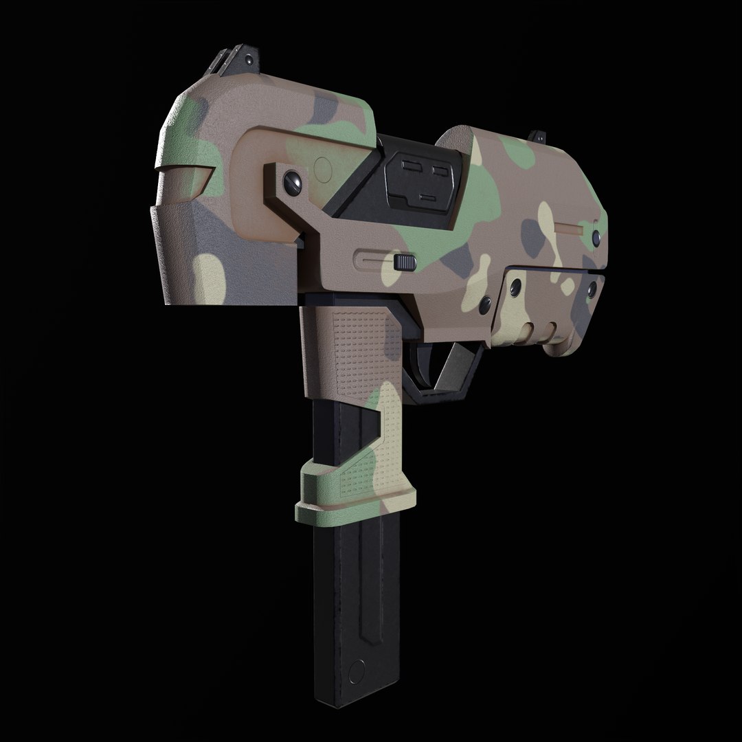 Sci Fi Gun PBR 3D - TurboSquid 2282401