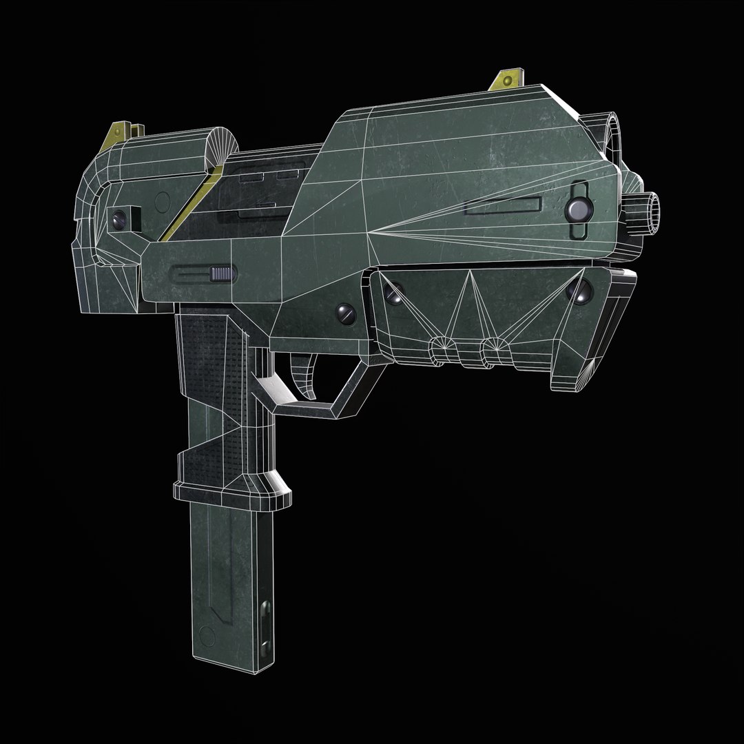 Sci Fi Gun PBR 3D - TurboSquid 2282401