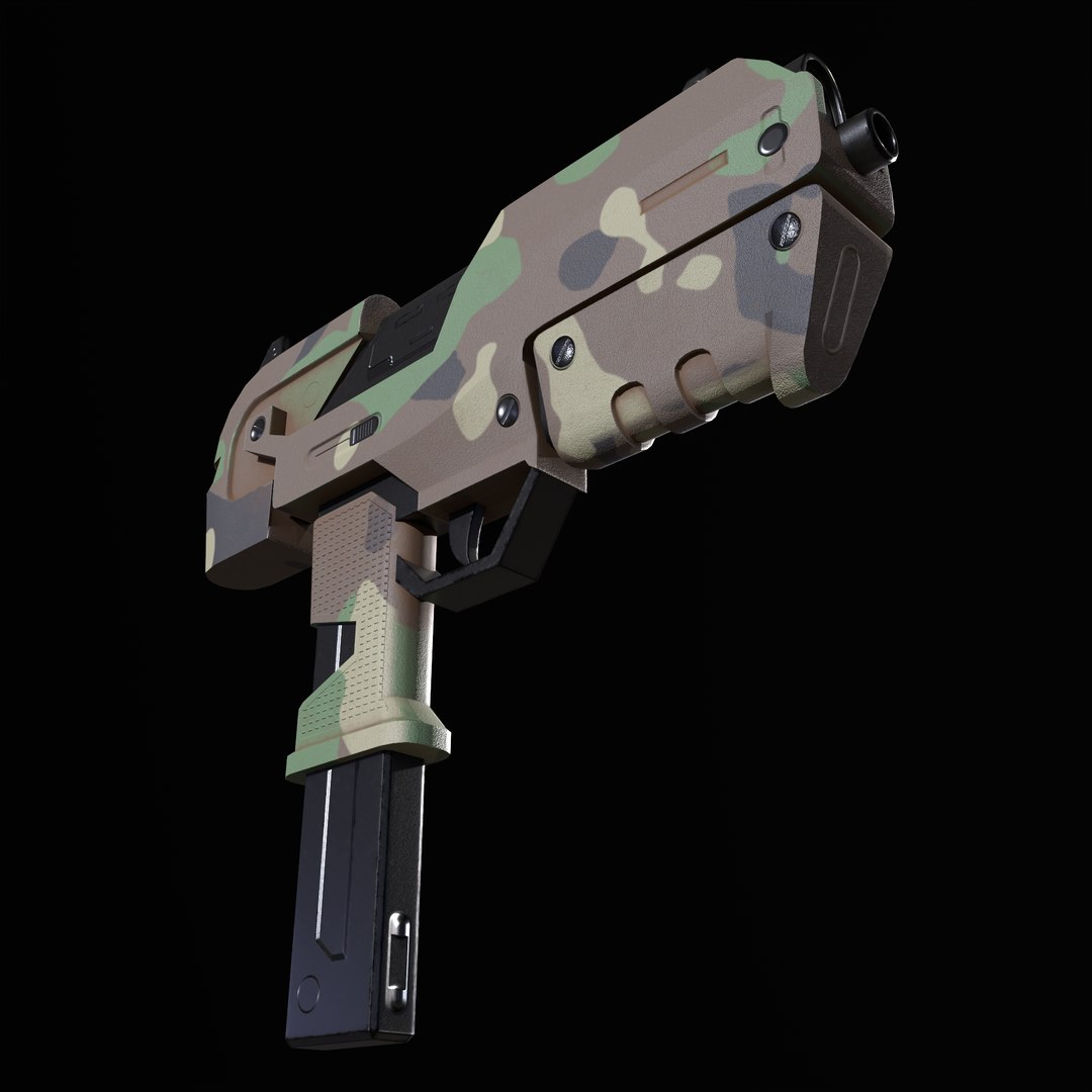 Sci Fi Gun PBR 3D - TurboSquid 2282401