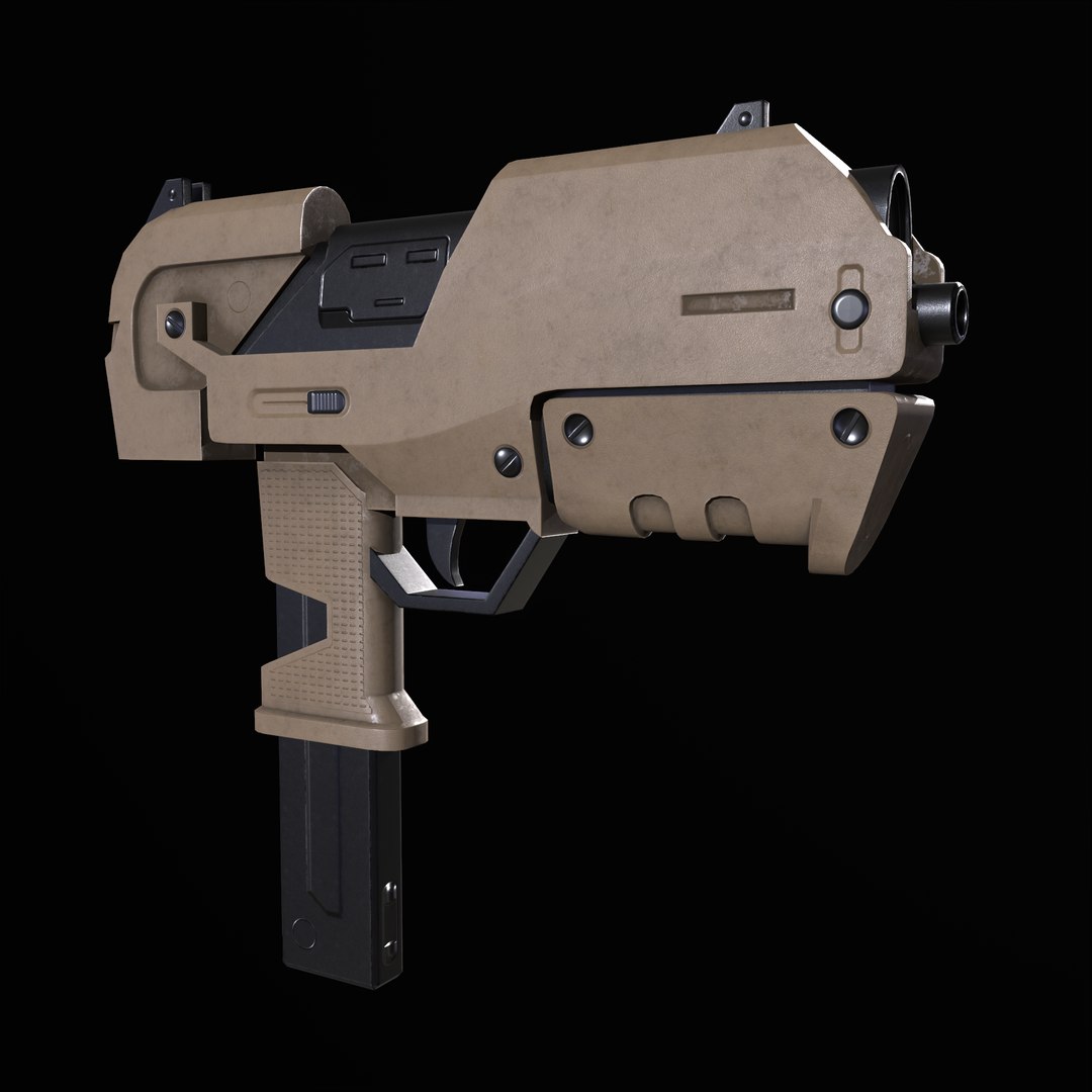 Sci Fi Gun PBR 3D - TurboSquid 2282401