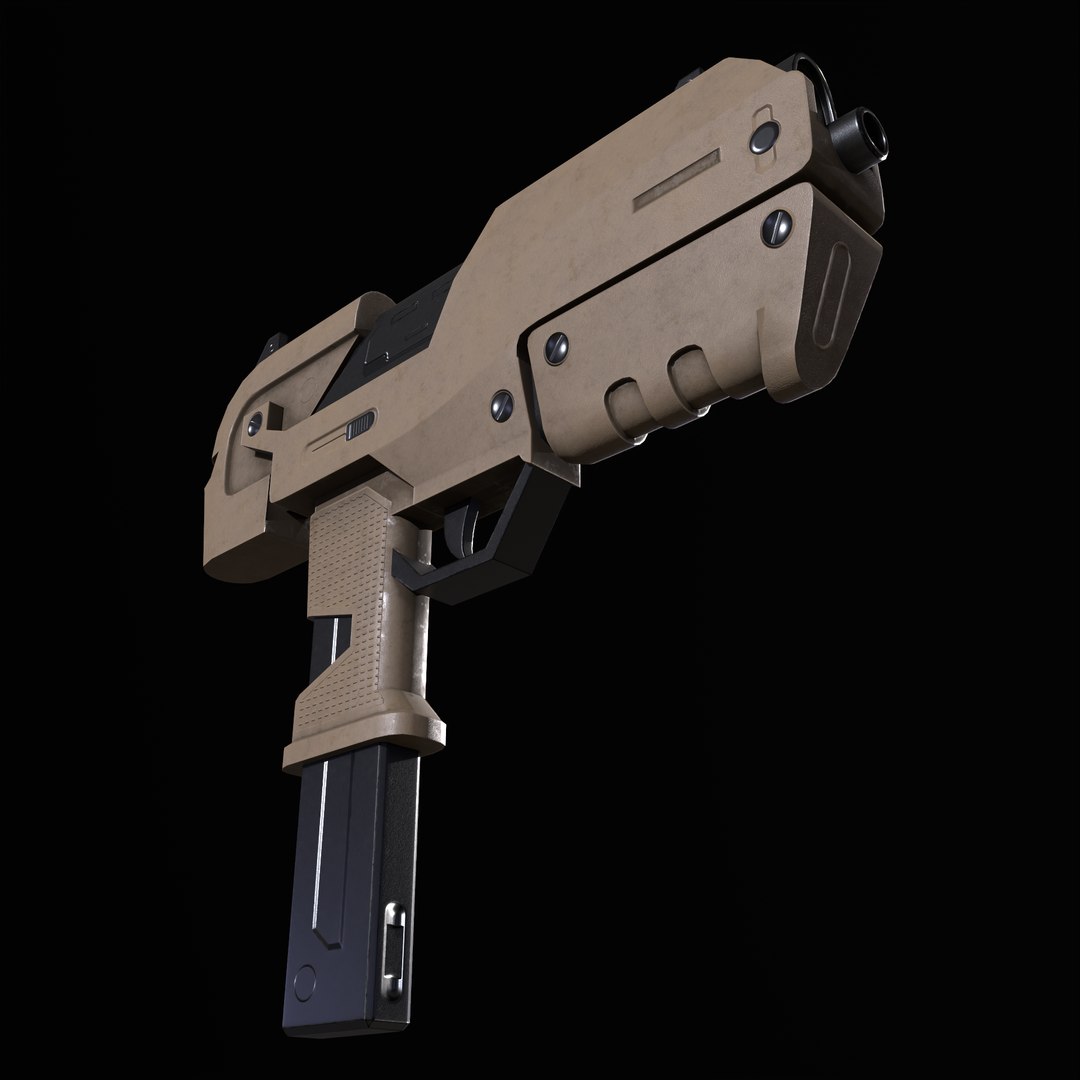 Sci Fi Gun PBR 3D - TurboSquid 2282401