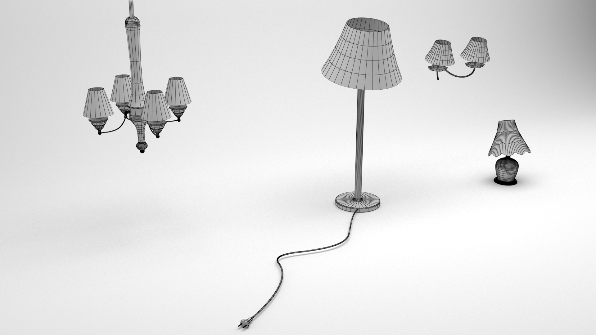 3D lamp cartoon - TurboSquid 1209758