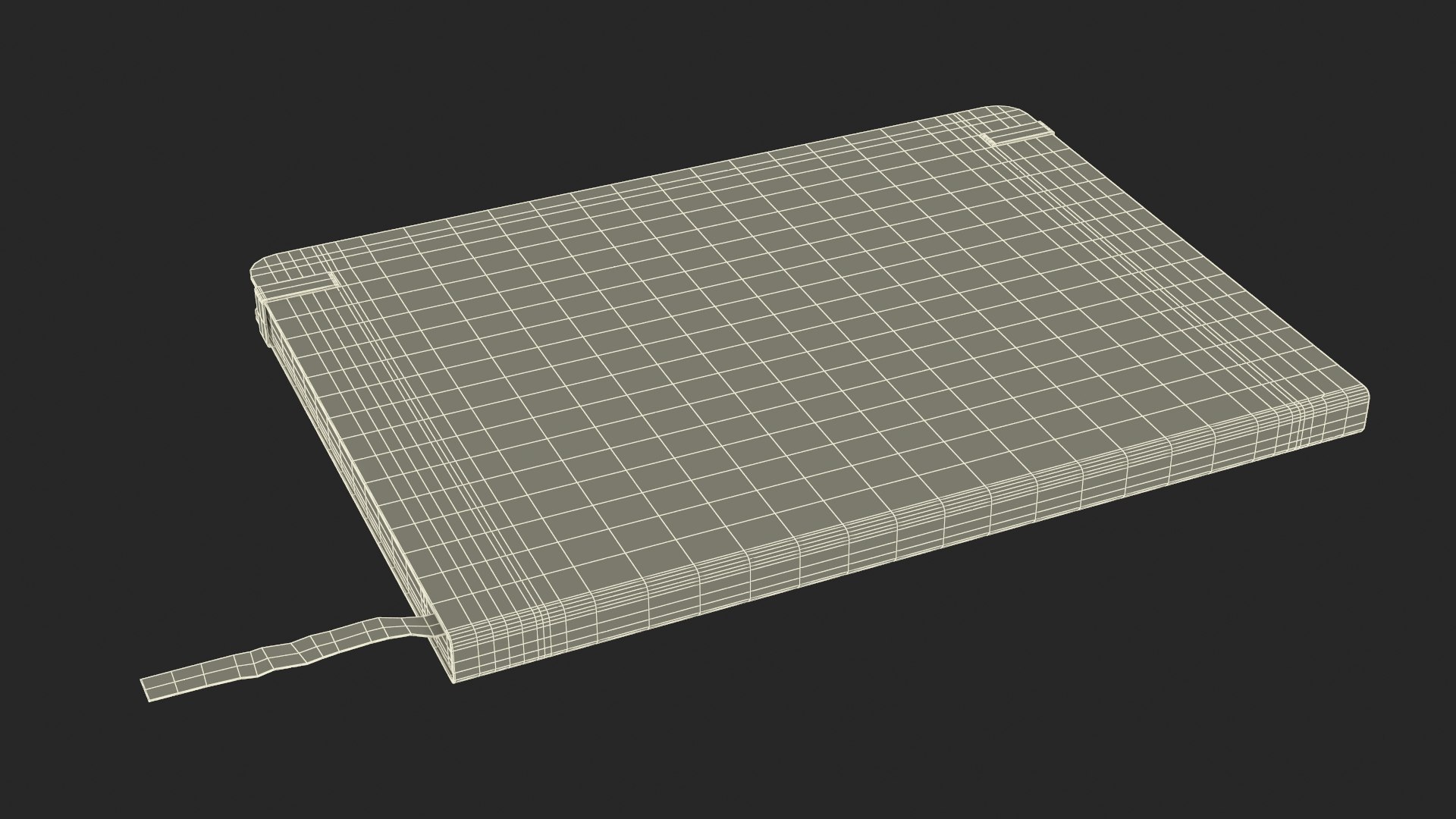 3D Stationary Notebook With Bookmark Pink - TurboSquid 2237146