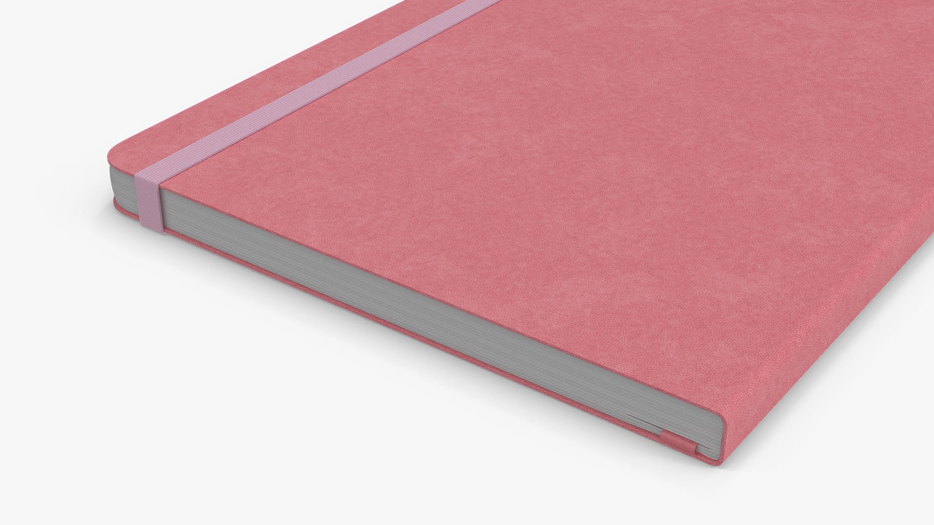 3D Stationary Notebook With Bookmark Pink - TurboSquid 2237146